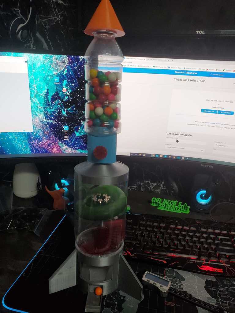 Download free STL file Gumball Machine that saves the planet • 3D print ...